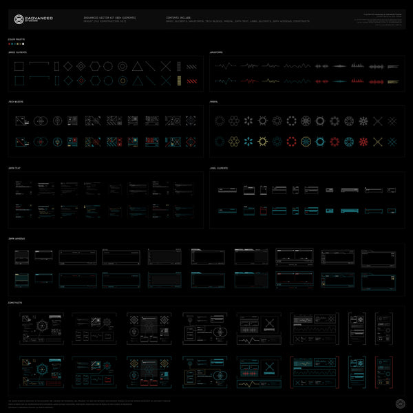 FUI/HUD Construction Set: "Nexus©" – 2A Gear Shop